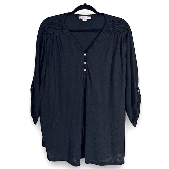 Misia | Tops | Misia Curvy Black Knit Top X Essentials | Poshmark